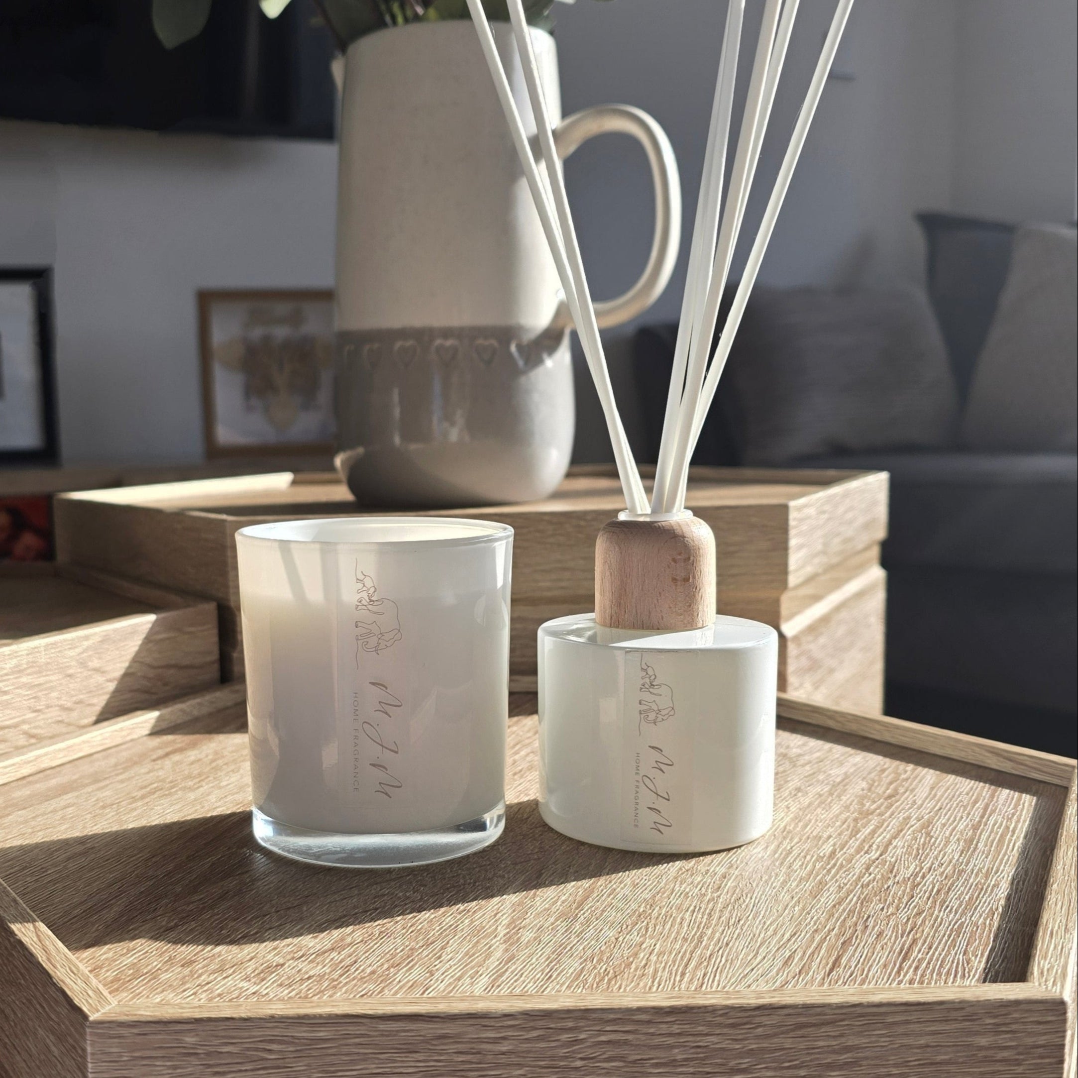 The Signature Candle & Reed Diffuser Gift Set – MJM Home Fragrance